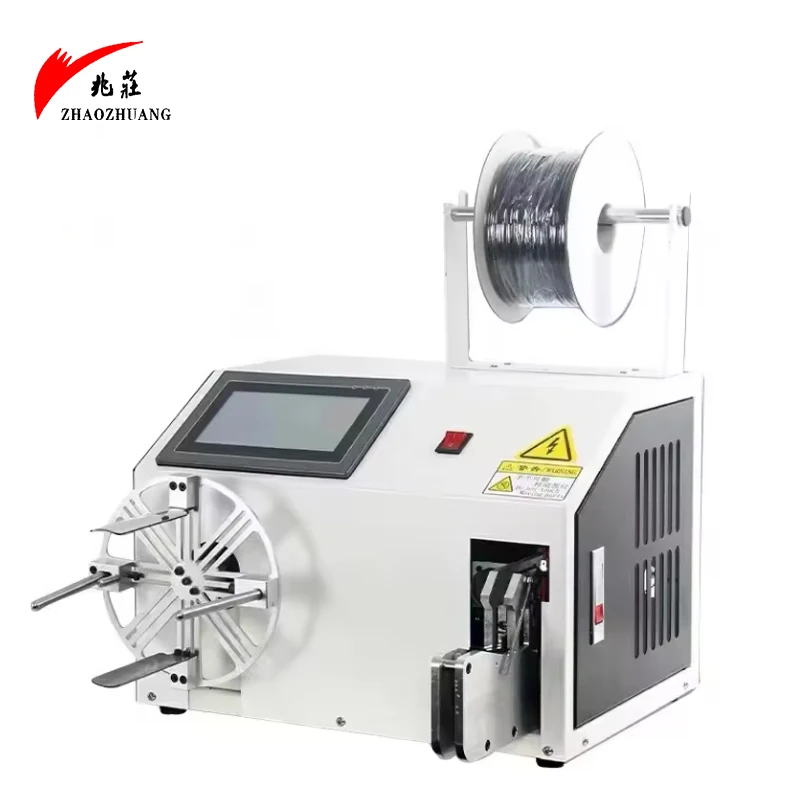 XC-20A Automatic Wire Spool Automatic Cable Wire Winding and Tying ...