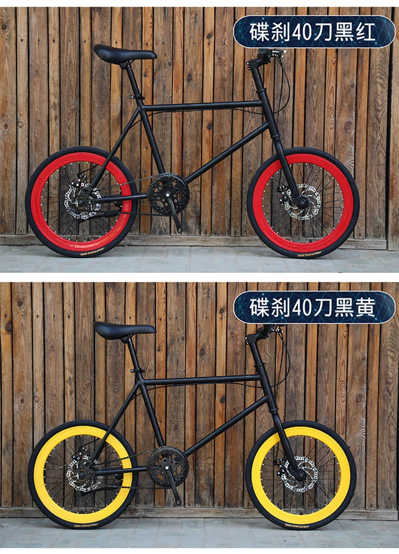 Mini Girls Fixed Gear Bike - Fashionable 20 Inch Fixie
