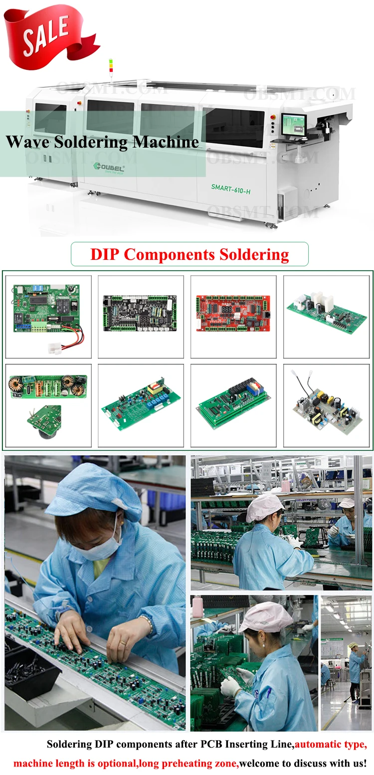 Large Wave Soldering Machine Motherboard Welding Machine PCB Soldering ...