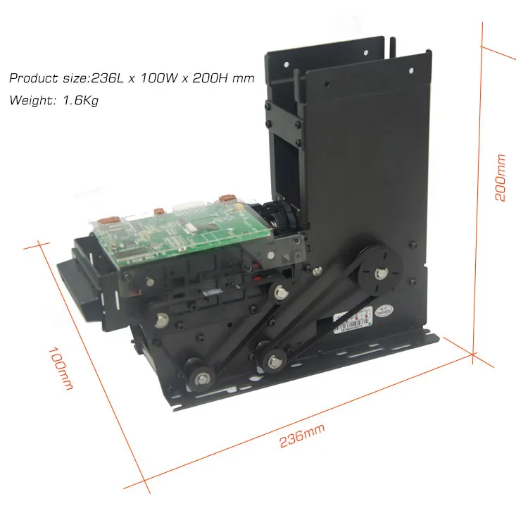 Self Service Card Dispenser Rs232 Kiosk Barcode Dispenser Card Readers ...