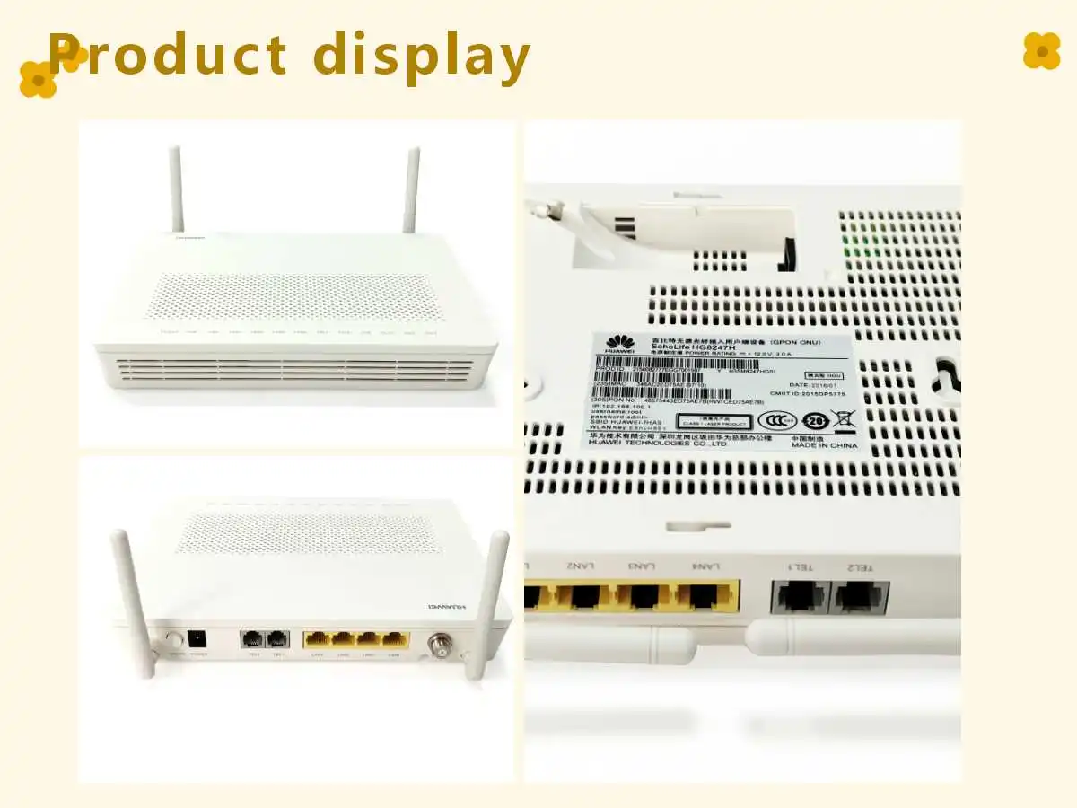 4 Ports Wifi Onu Hg8247h Gpon Ont With Catv - Buy Ec315 Modem Hg8247h ...