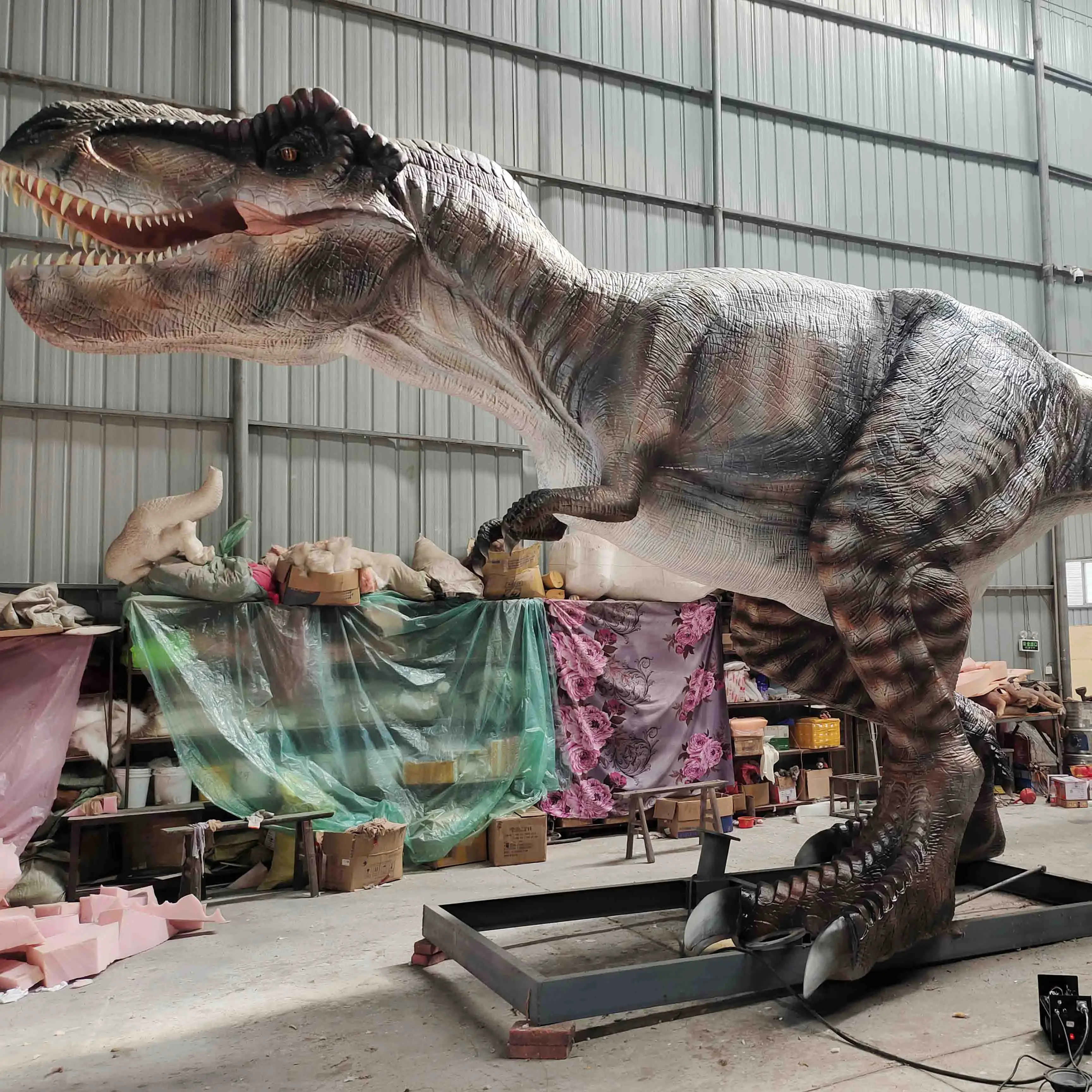 Theme Park Artificial Dinosaurus Animatronics Model Life Size ...