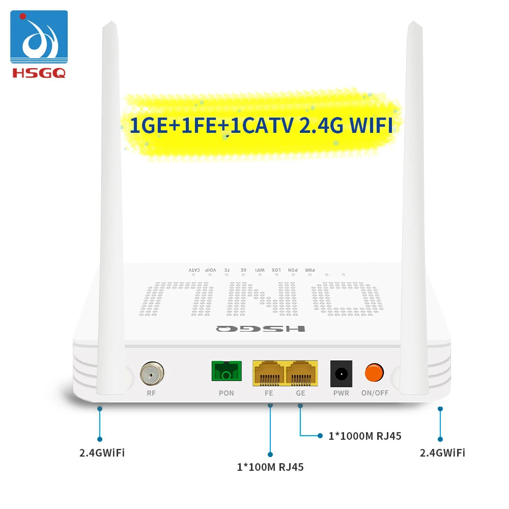 Hsgq-x110wc Fiber Optical Ont Gepon Onu Xpon Catv English Version Optical Network Unit - Buy New ...