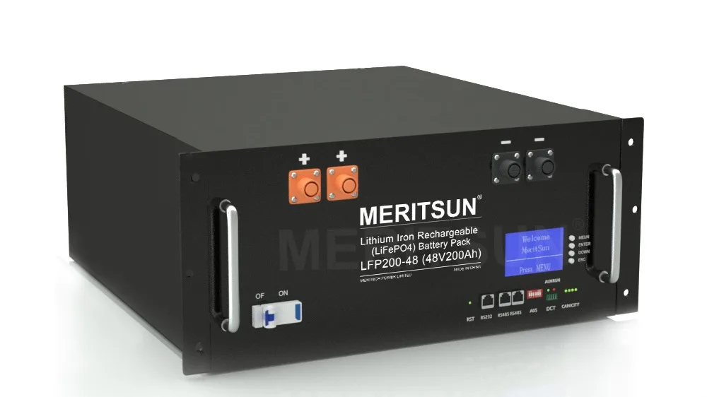 Meritsun 48v Rack-mounted Lithium Battery 50ah 100ah 200ah Lifepo4 ...