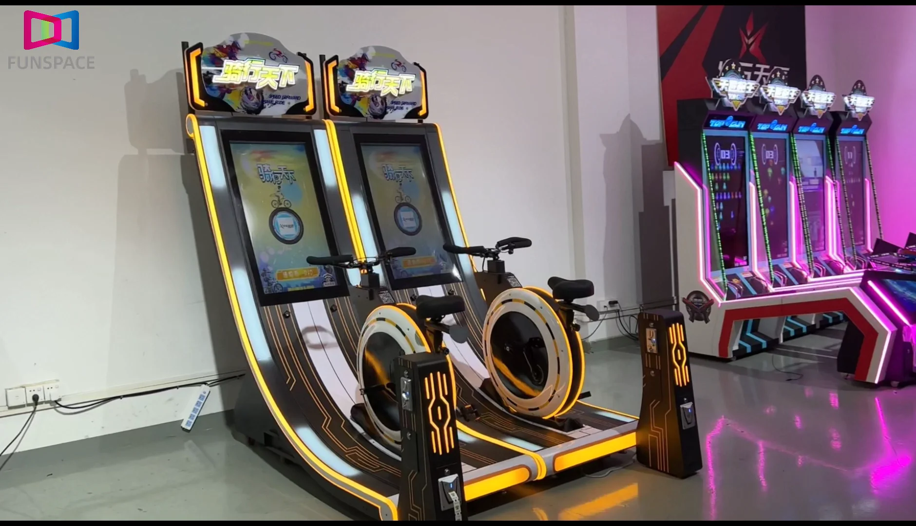 Sports Aemusment Bike Arcade Video Game Machine Bike Racing Simulator ...