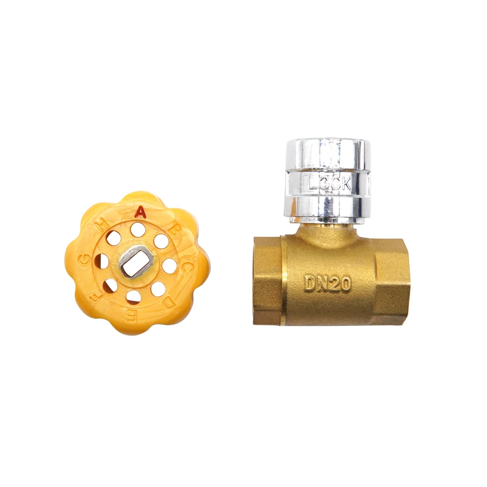 Dorun Forged Brass Magnetic Lockable Lock Ball Valve For Water Use ...
