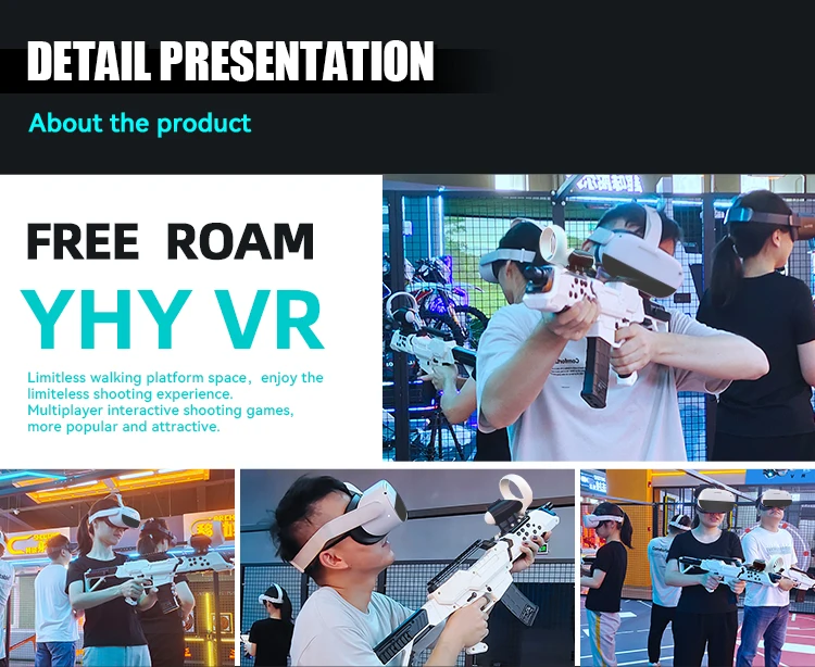 YHY Escape Free Roam 9D Vr Shooting Arena Multiplayer Games Vive ...