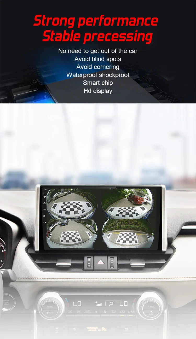 360 Degree Bird View Panorama System Camera for Toyota Honda Audi ...