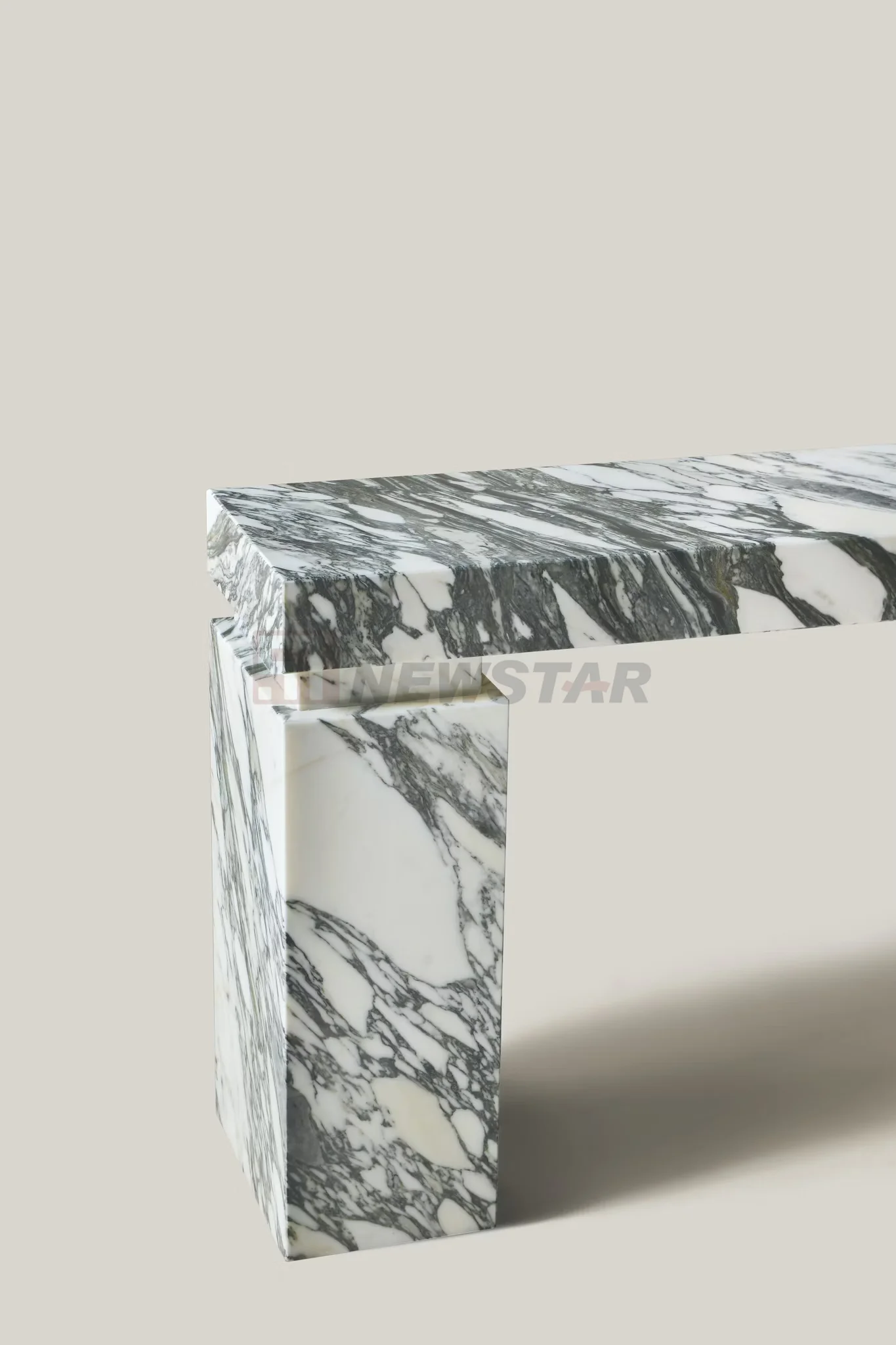 Newstar Luxury Modern Marble Console Table Hallway Table Italian Marble ...