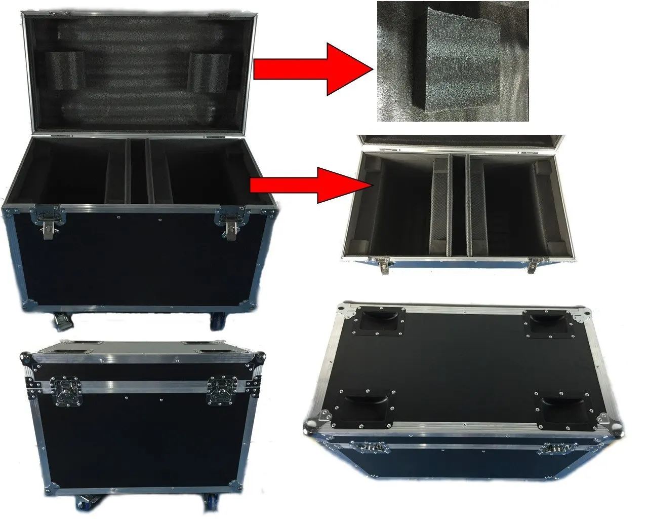 Custom Flight Case Head Light 230w 250w 260w 350w 380w 440w Beam Moving ...