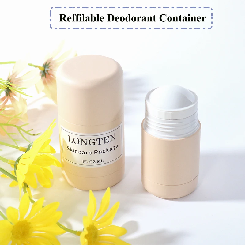 Eco Deodorant Stick Container Refill - 50g Aluminum Tube for Personal ...