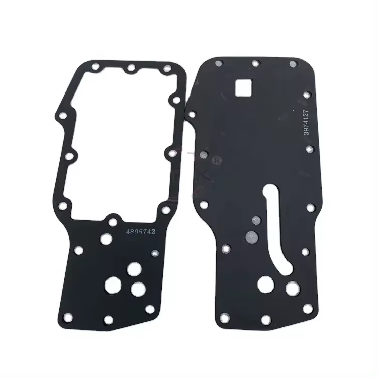 6D107 QSB6.7 ISBE Diesel Engine Parts Oil Cooler Core Gasket 4896408 ...