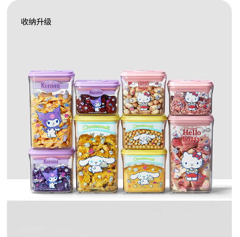 Sanrio Jointly Signed Plastic Food Storage Container keep Fresh ...