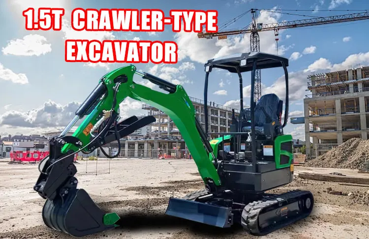 Excavator Mini Digger Cab 1ton Mini Excavator 1.5 Ton China Shandong ...