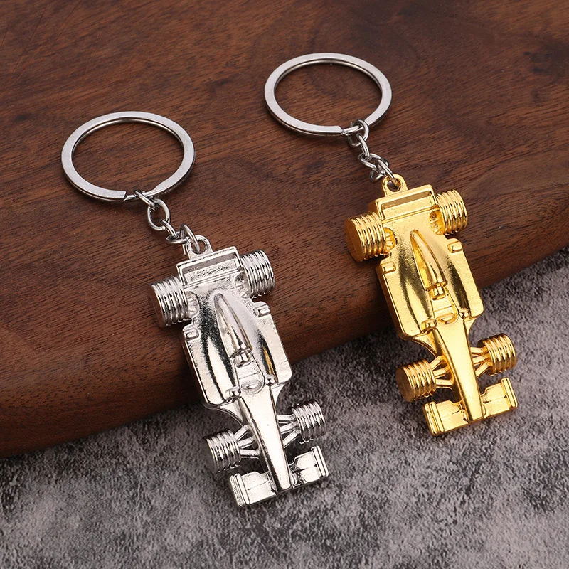 Branded Luxury 3D F1 Race Car Keychain Custom Logo Holder Alloy ...