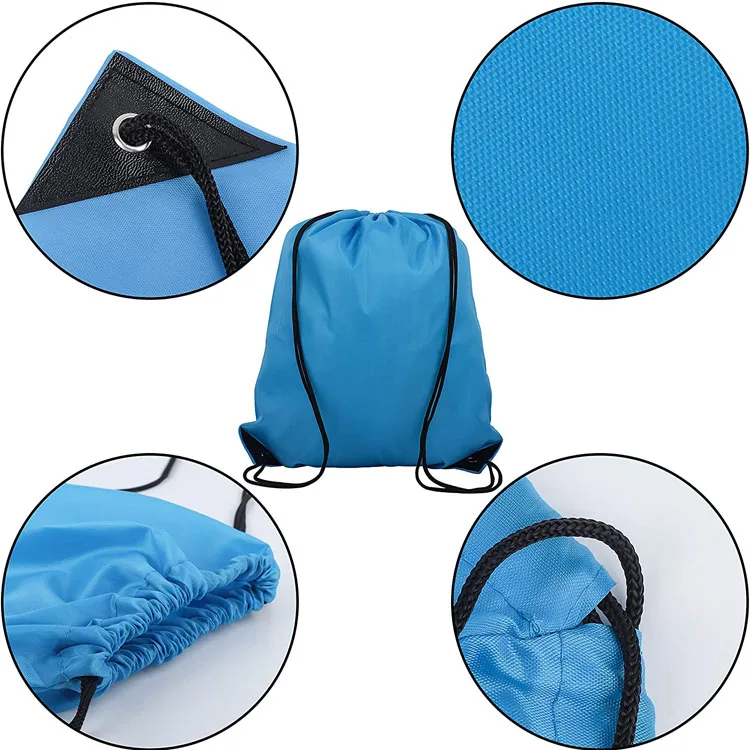 Custom Logo Bags - Promotional Drawstring Sports Backpacks