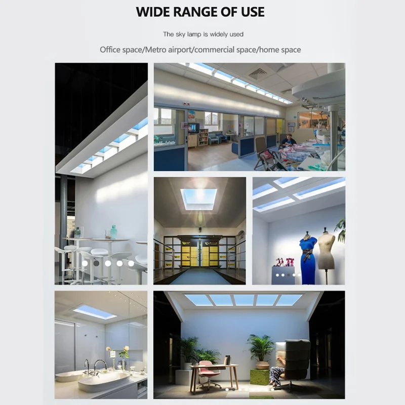 Alibaba.com: DGLUX LED Recessed Ceiling Panel Lighting, Artificial Blue ...