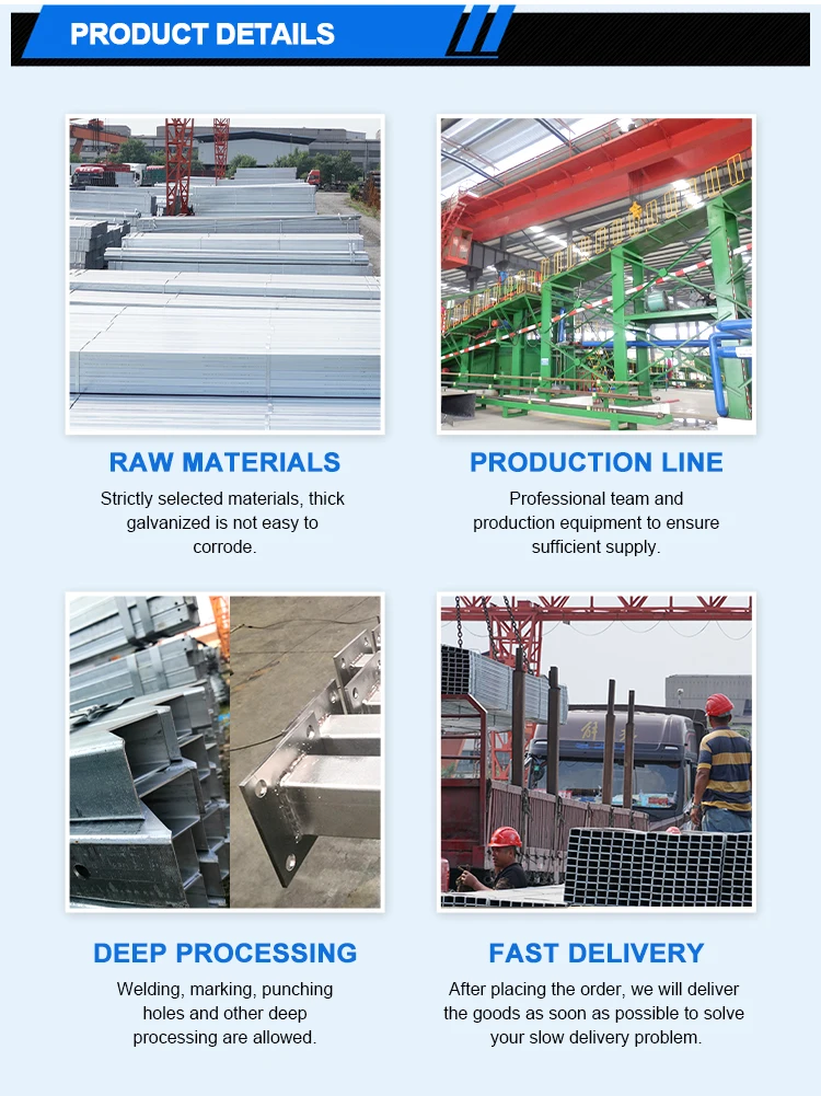 40x40 Square Tube Shs Hot Dipped Galvanized Square Steel Pipe - Buy Hot ...