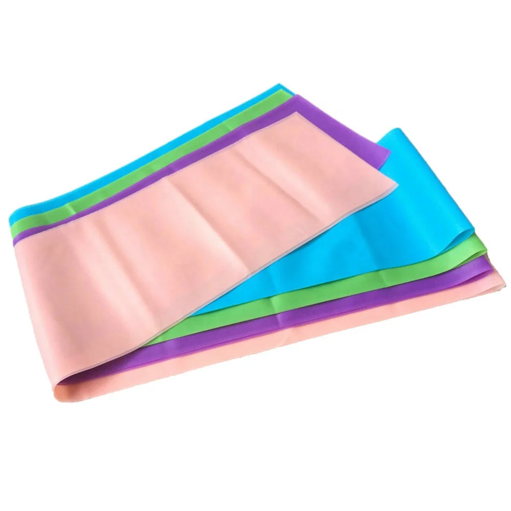 1.8m Heavy Theraband Latex Color Resistance Bands Flat Resistance ...