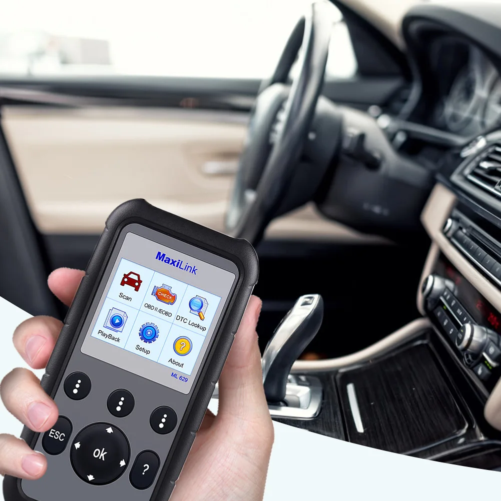 Autel Maxilink Maxilink Ml329 Abs Airbag At Engine Code Reader Scanner ...