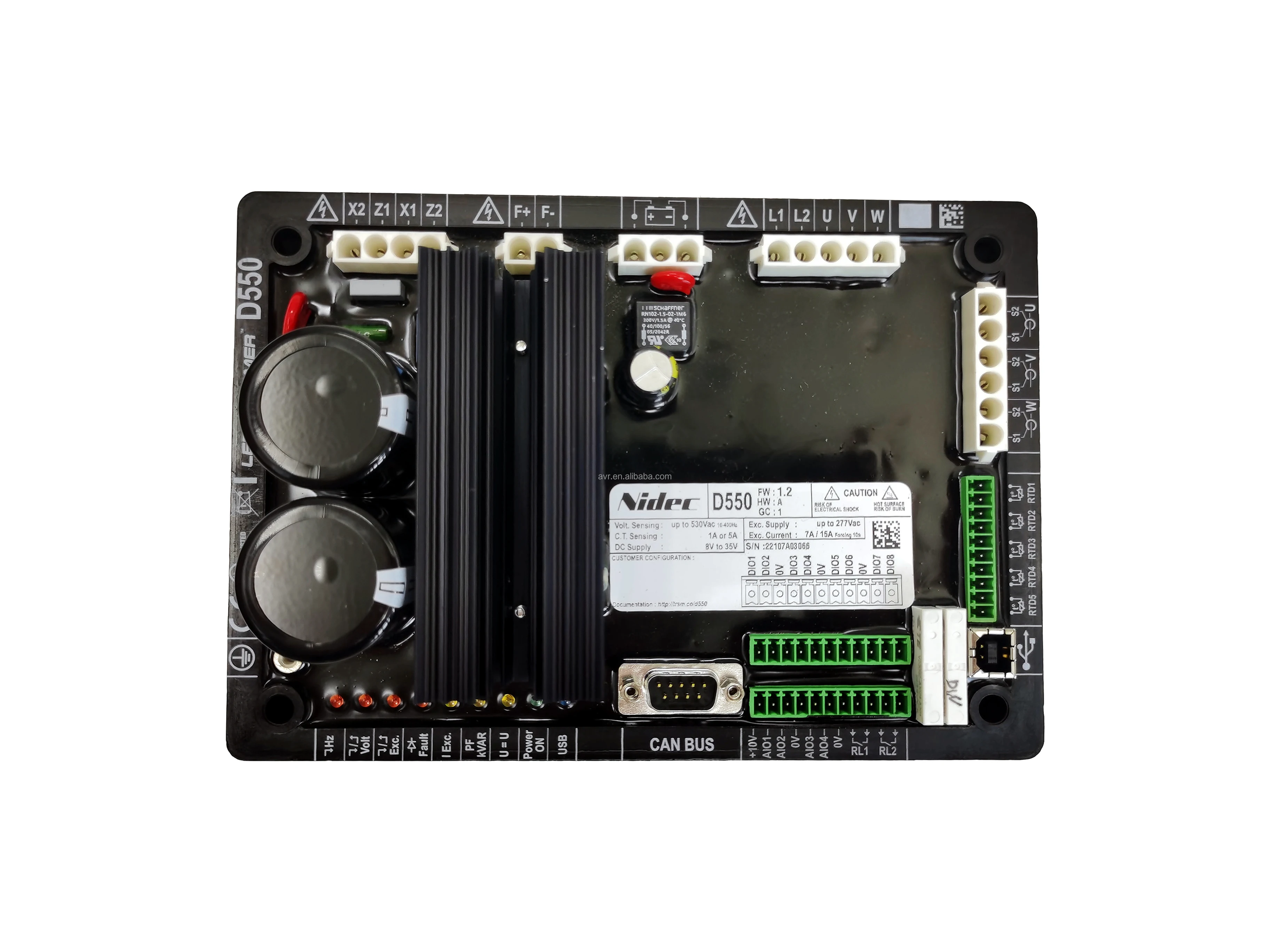 ORIGINAL Digital Voltage Regulator AVR D550 for LS Generator