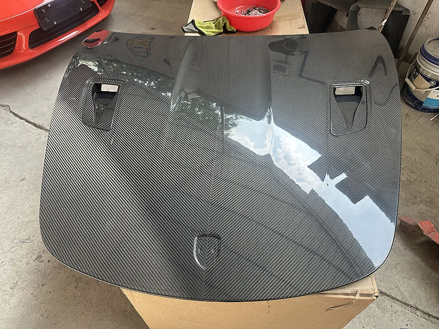 Dry Carbon Fiber PD RS Style Engine Cover Hood for Porsche 718 981 991 ...
