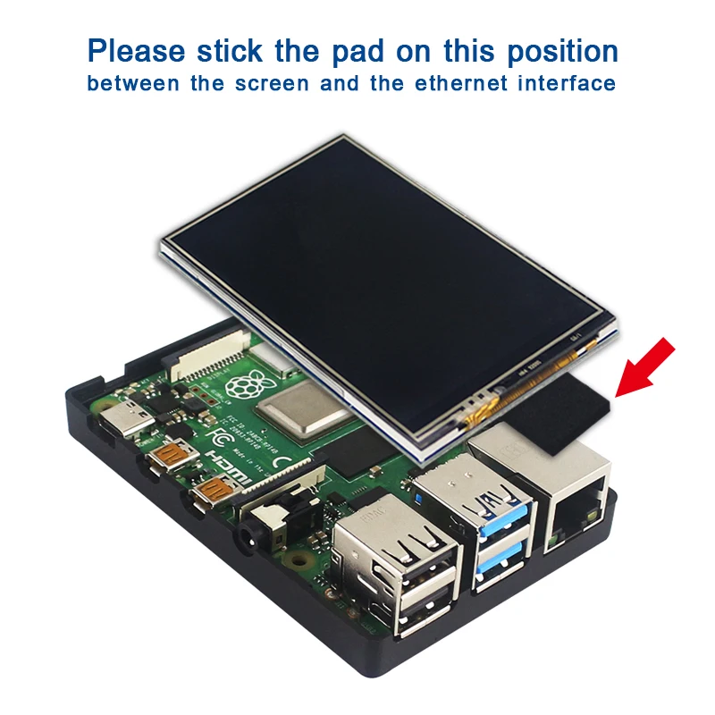 Raspberry Pi 4 Lcd Modules 3.5 Inch Tft 480*320 Panel Gpio Monitor Touch Screen Display With ...