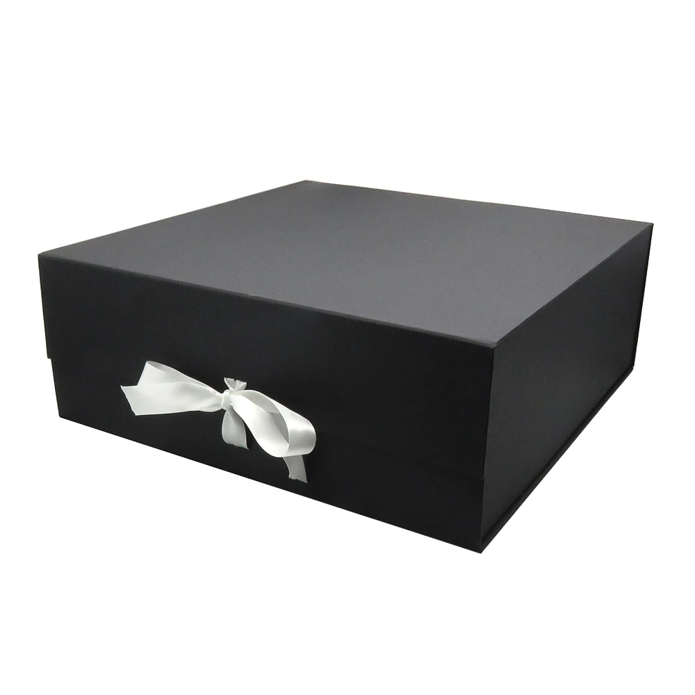 Luxury Rigid Paper Rectangle Cardboard Gift Packaging Folding Magnetic Box for Wedding Dress ...