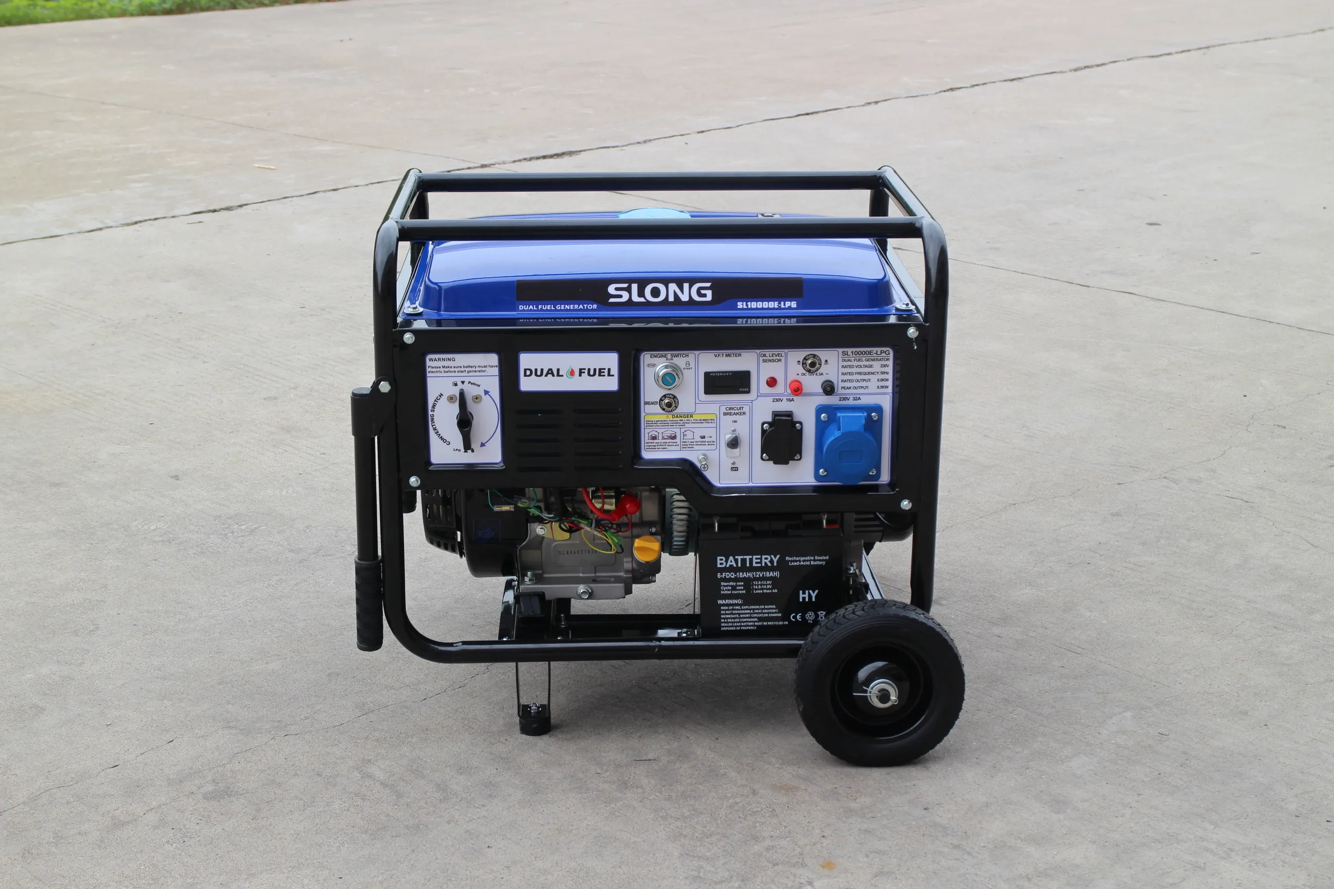 Slong 2kw 3kw 4kw 5kw 6kw 7kw 8kw Portable Standby Lpg Generator Portable Gasoline Dual Fuel ...