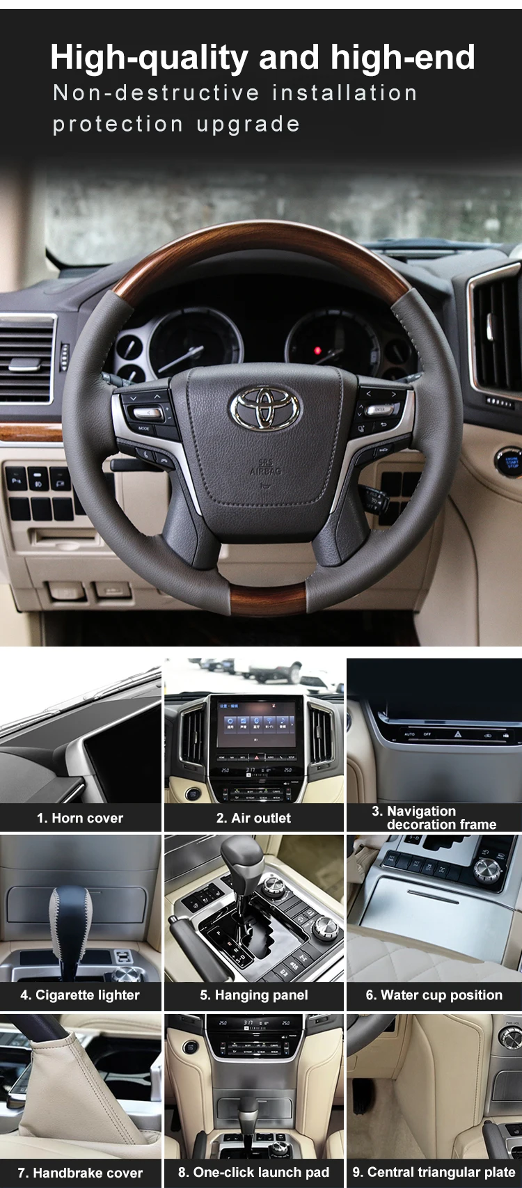 Upgrade Toyota Land Cruiser LC200 with CODY Steering Wheel Kit