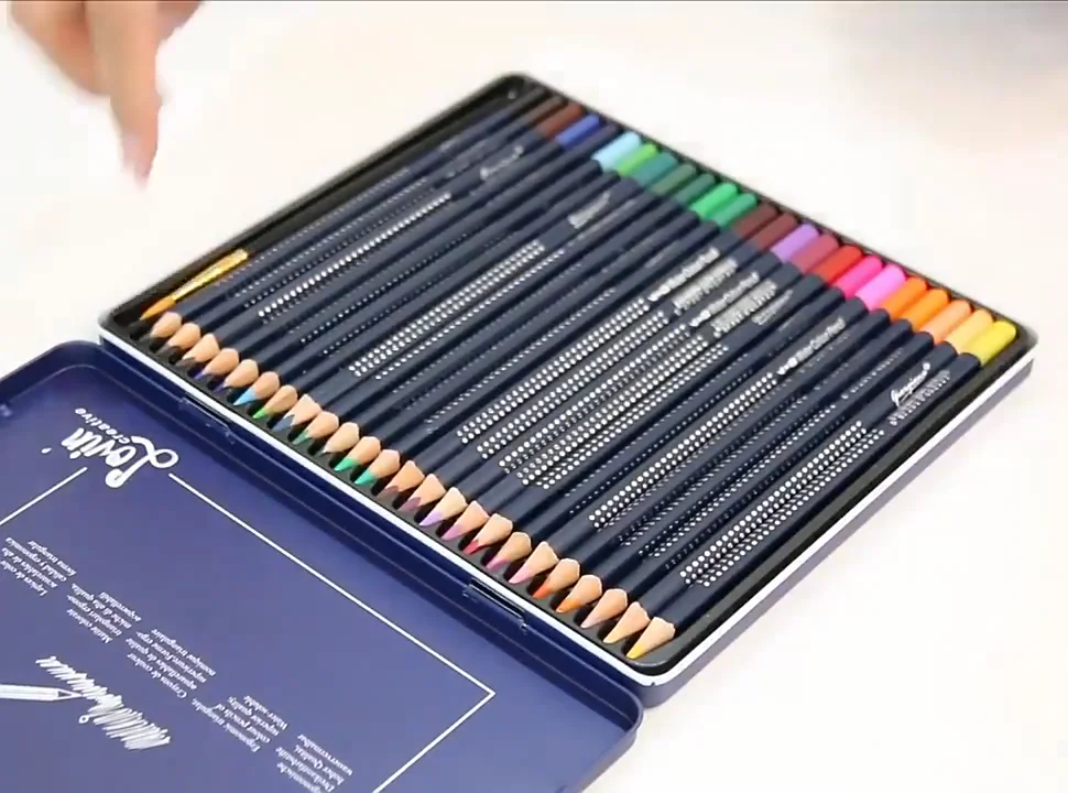 Children's Thick Triangle Log Painting 72 Color Water-soluble Color ...