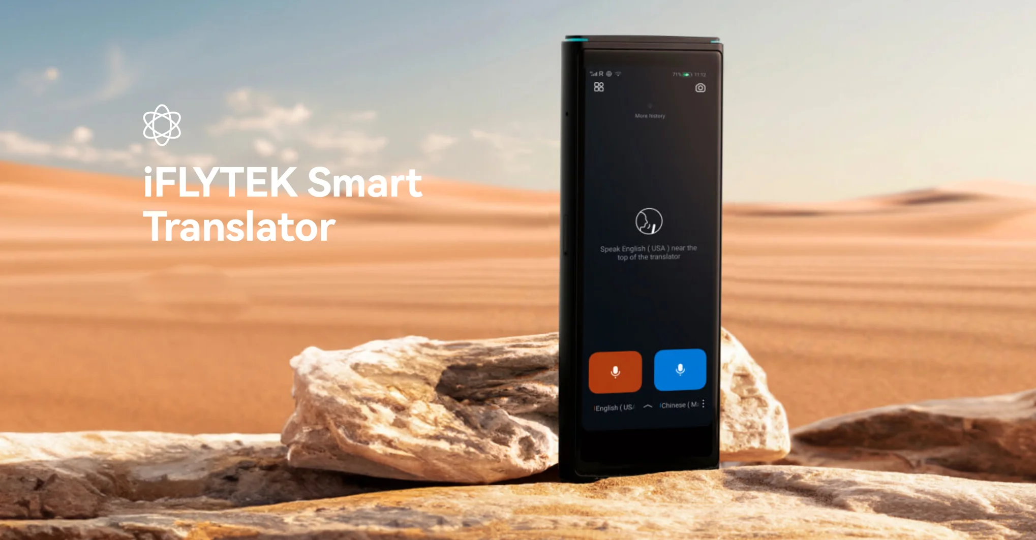 IFLYTEK AIT2221T 4.0 Multilingual Offline Voice Translator Camera ...
