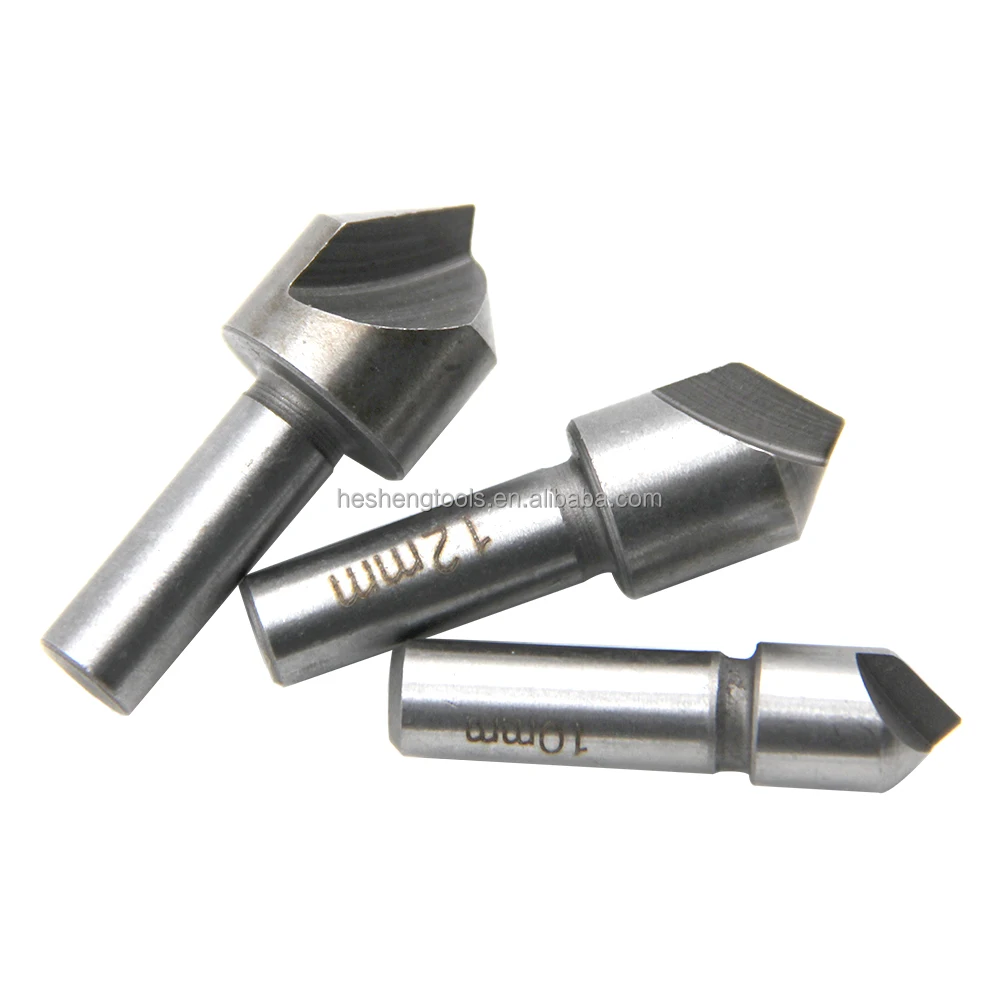 3pcs Hss 90 Degree Single Blade Chamferer Other Milling Cutters Rose ...