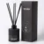 Newly Designed 150ml Black And White Frosted Glass Bottle Reeds ...