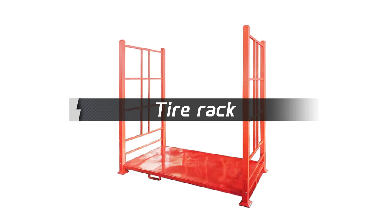 Collapsible Steel Tyre Storage Stackable And Foldable Vertical Load ...