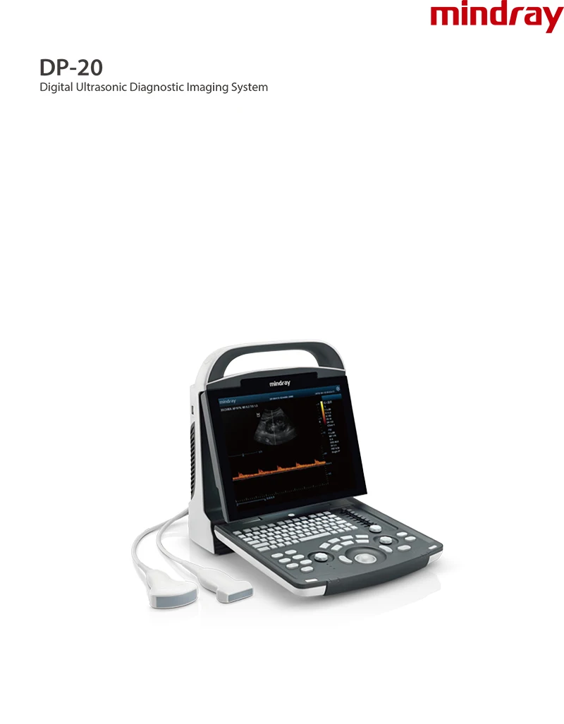 Mindray DP-10 Portable Doppler Ultrasound Machine - 10.1” Display, 1 ...