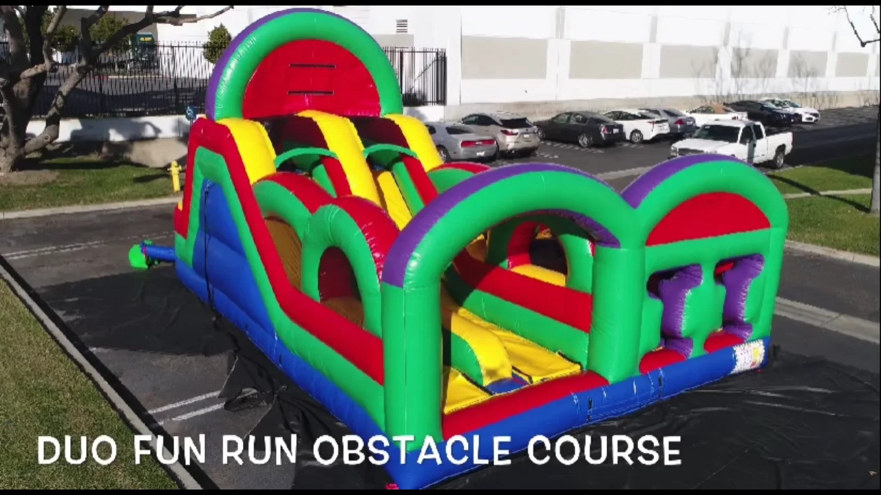 Commercial Outdoor Challenge Inflatable Games Giant Radical Run ...