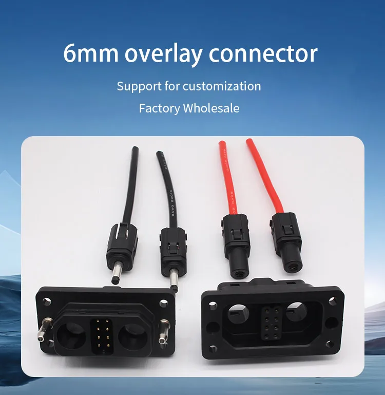 Weatherproof Sae Connector Rectangular Power Socket Side Wall Port ...