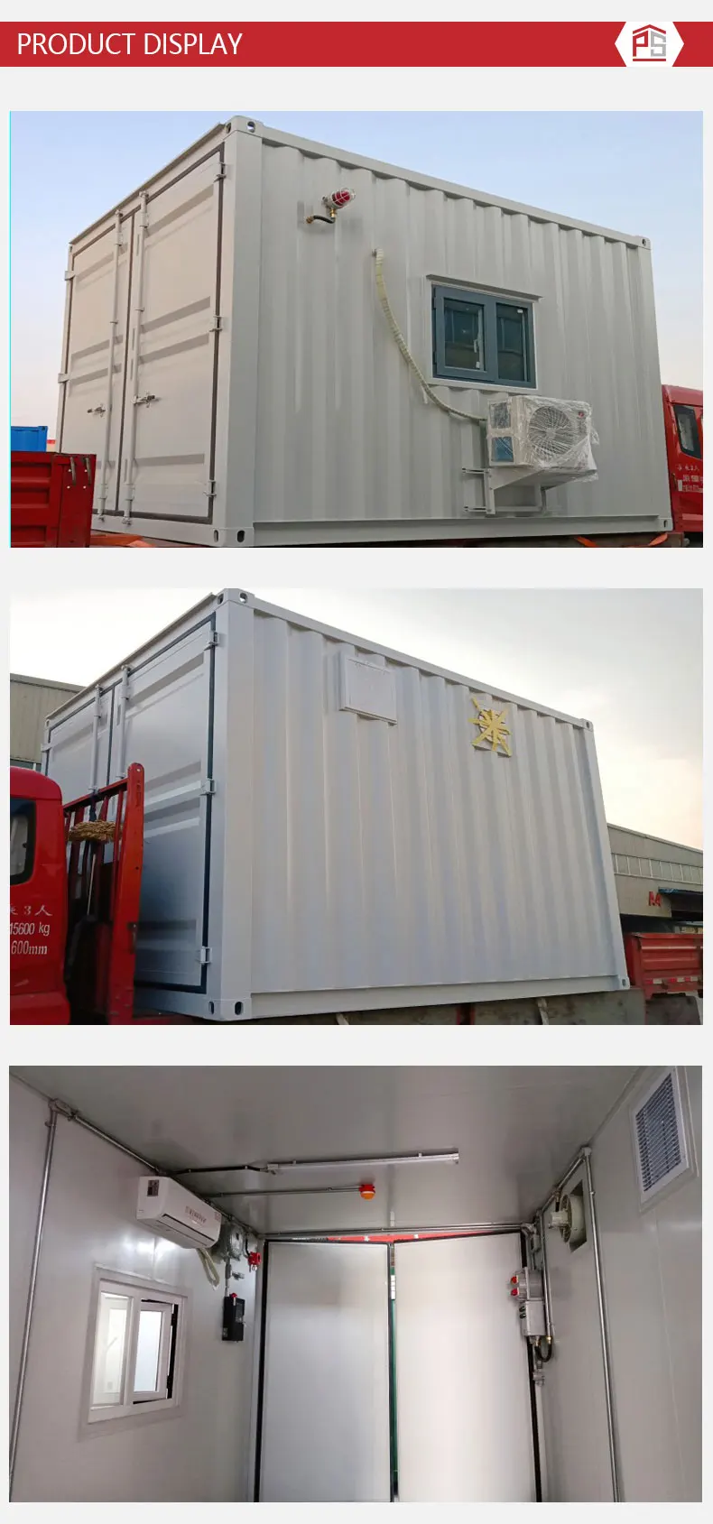 Blast Resistant Building 20FT 40FT Prefabricated House Modular Homes ...