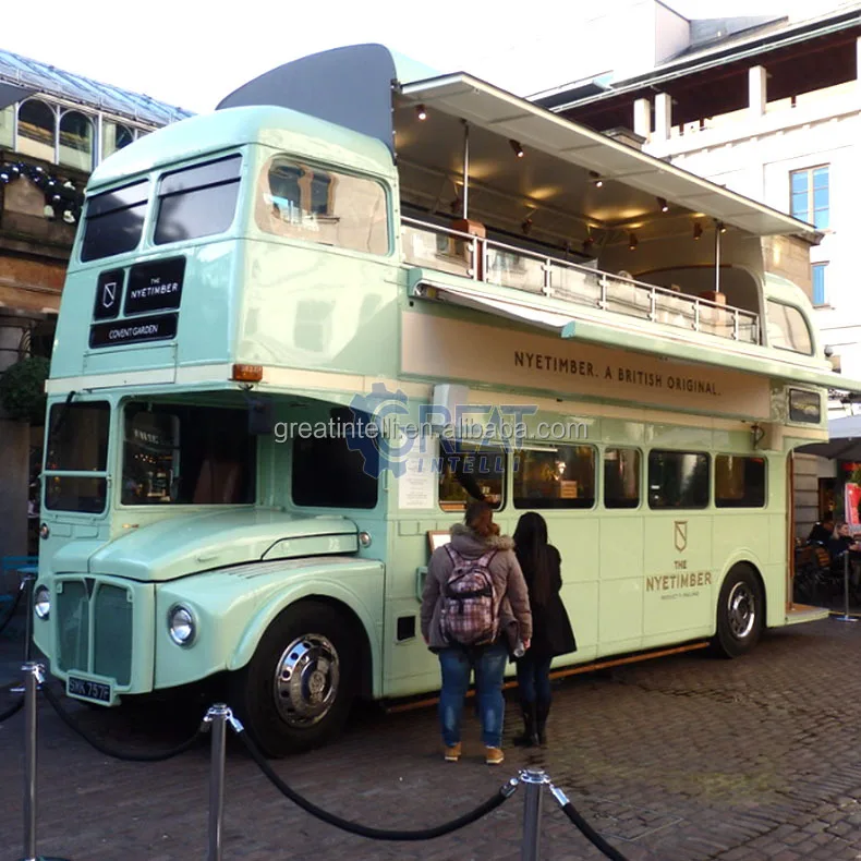 Double Decker Pizza Bus Food Truck for Sale - Vintage Design ...