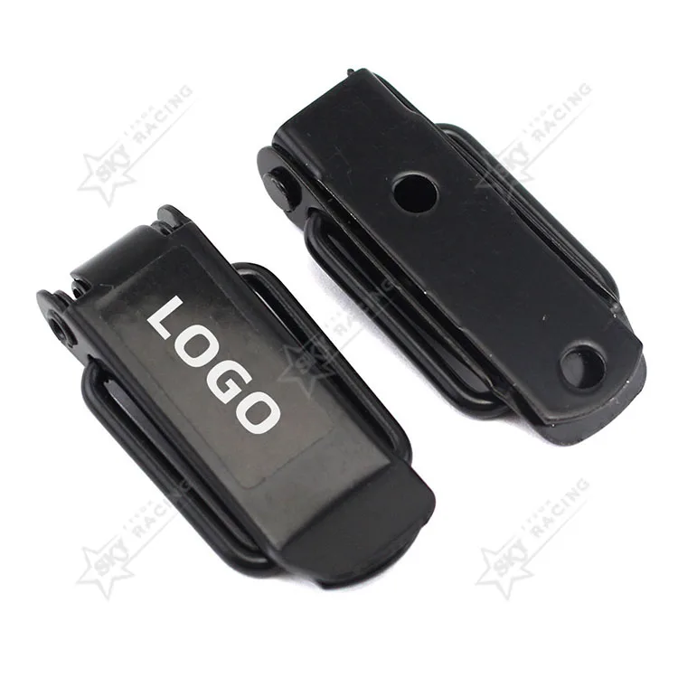 2 Pcs Small Big Style Iron Quick Release Fasteners Security Hook Lock ...