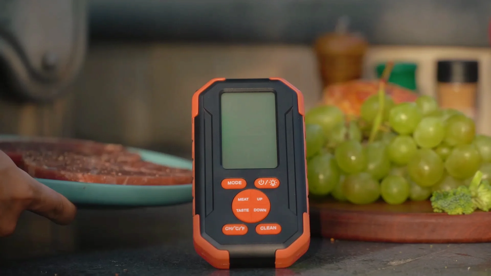 Digital Cooking Food Wireless Meat Thermometer With Dual Stainless ...