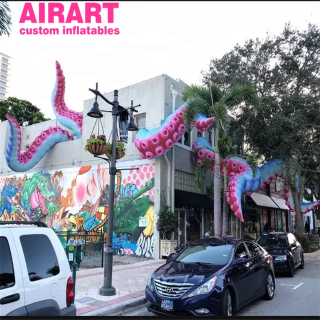 Inflatable Sea Animals Octopus Inflatable Octopus Tentacles Octopus Fat ...