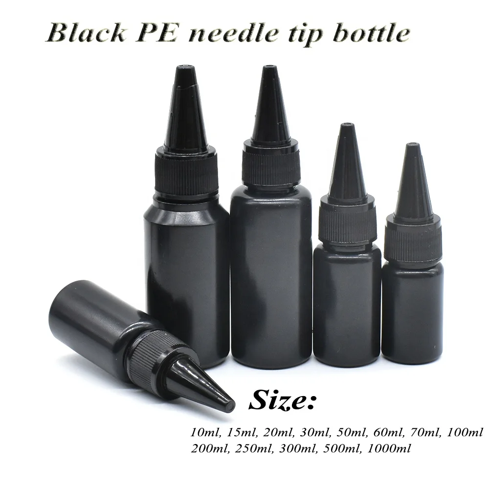 Wholesale PE Black Squeeze Shampoo Bottle With Twist Cap Tips 10ml 15ml ...