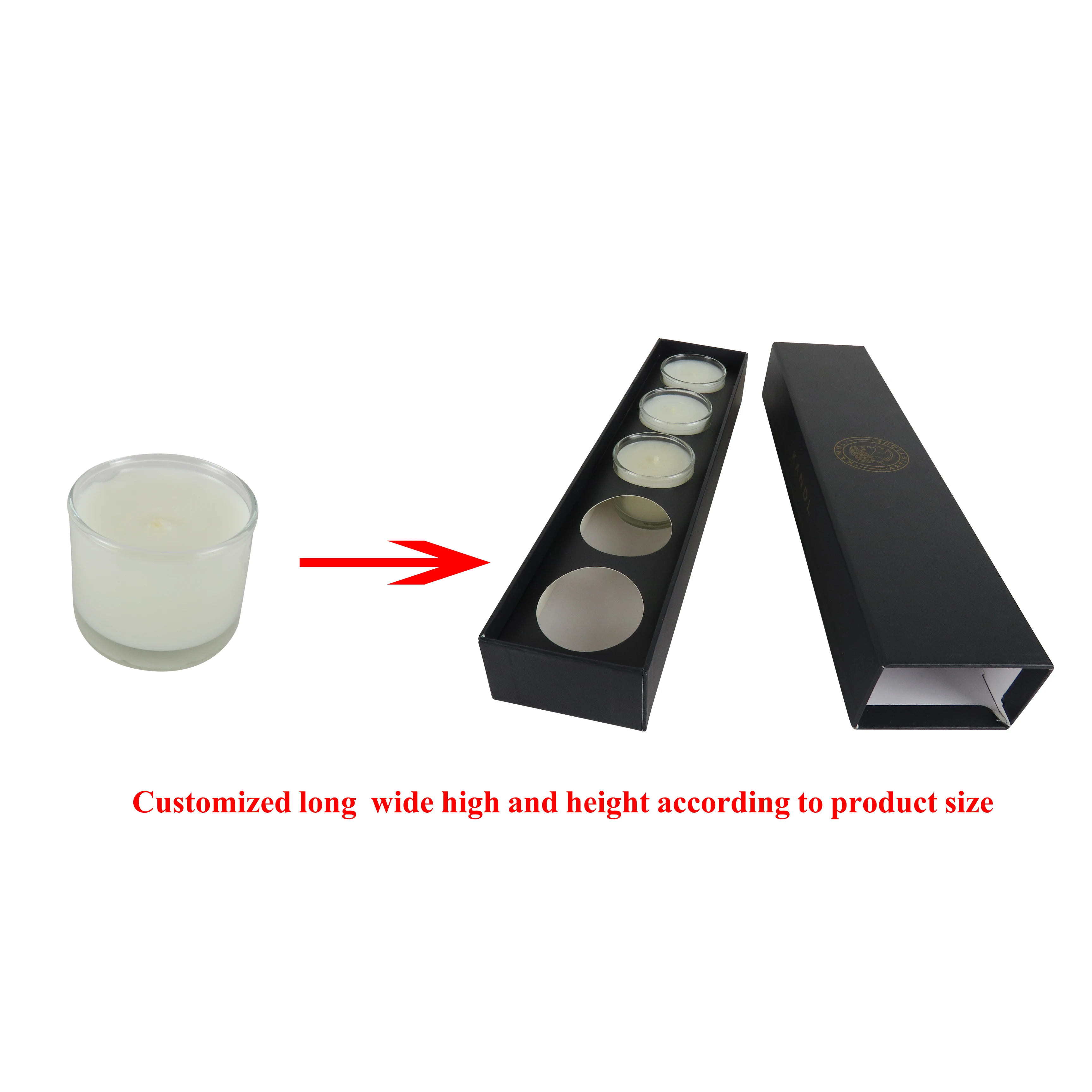 Custom Luxury Rigid Cardboard Box for Candle Packaging