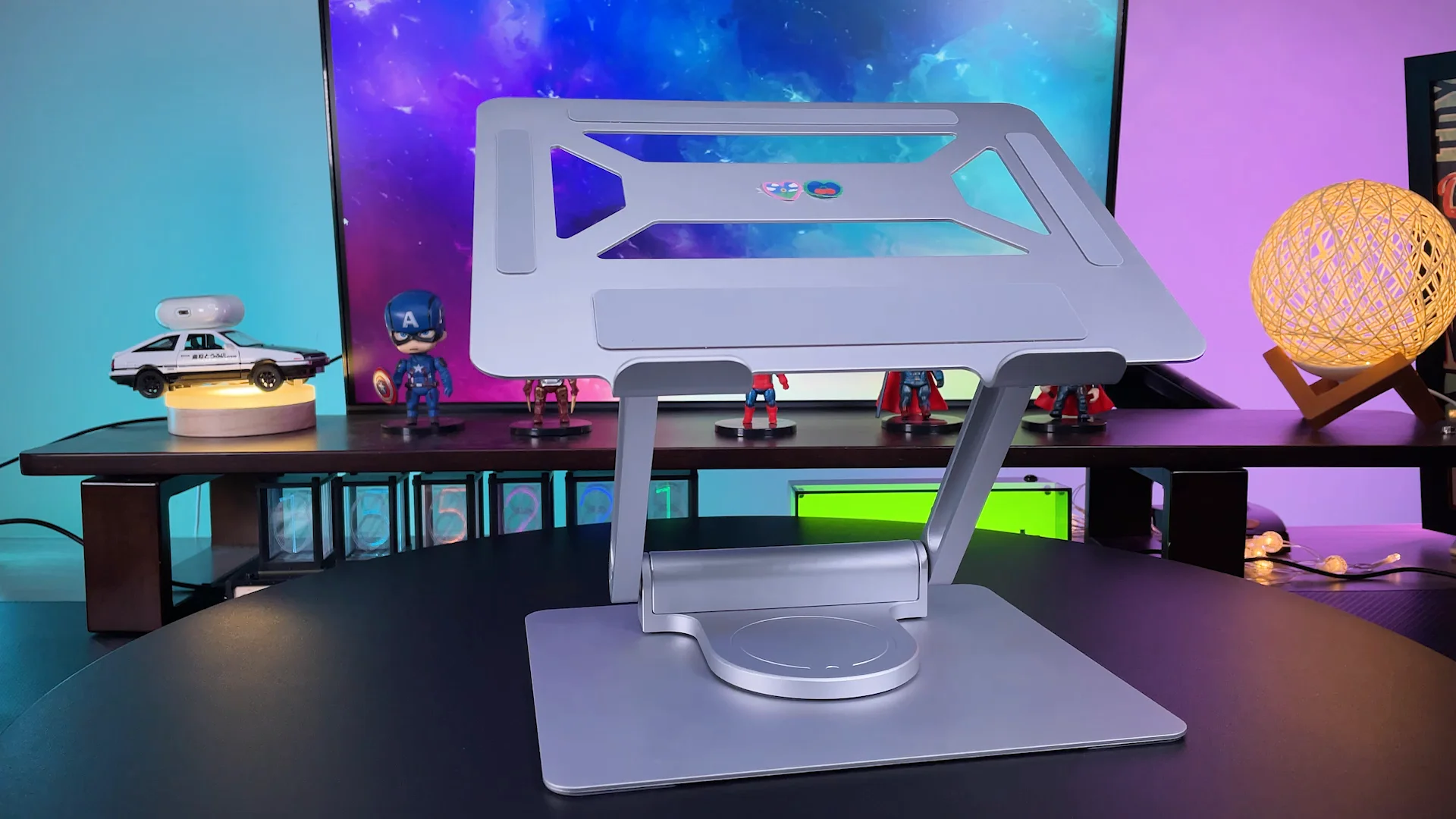 Docking Station Portable Foldable 360 Rotating Metal Dj Bracket Desktop ...