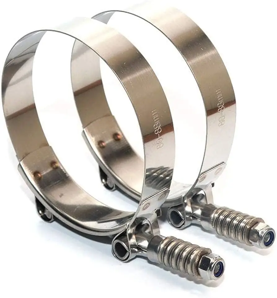 SS304/316 Stainless Steel V Band Hose Clamp Lock Nut T-Bolt Type Clamps ...