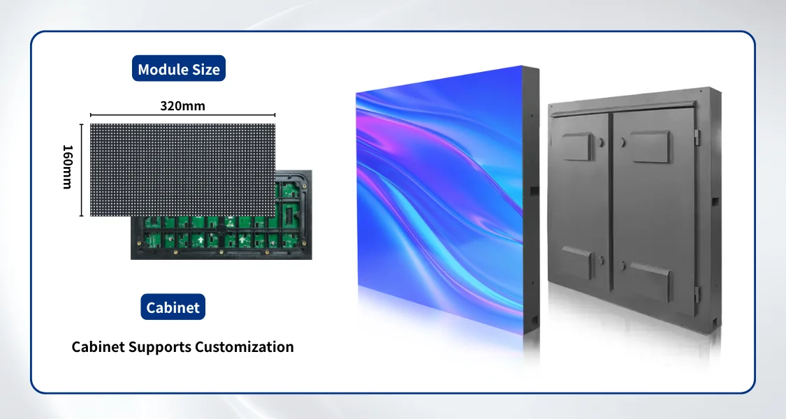 P6 Full Color Outdoor TV Panel LED Video Wall Display Screen Durable ...