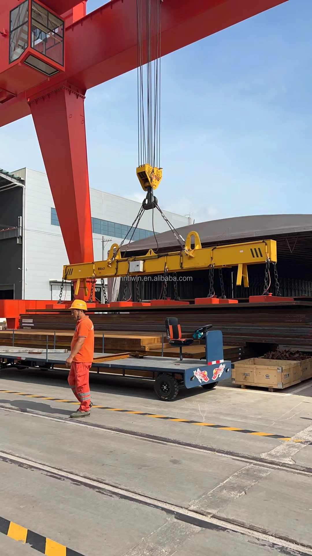 High Quality Lifting Beam Powerful Magnet Pipe Lifter 1t 2t 3t 5t ...