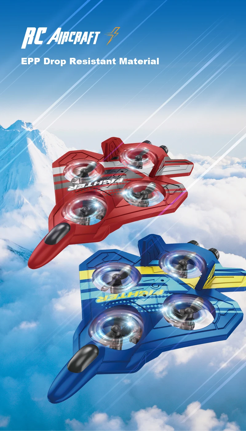 Skynor 2.4g Epp Rc Airplane Foam Aircraft Dual Control Modes Flying Toy Gesture Sensing Drone ...